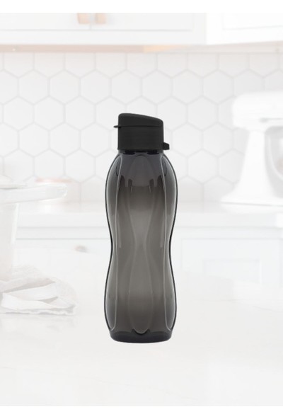 Jet’s Home Su Şişesi Suluk Kapaklı Matara 750 ml Siyah