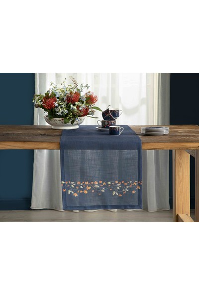 English Home Belleza Runner 45 x 150 cm Lacivert