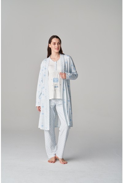 Feyza Mari Hamile Lohusa Kadın Pijama Takımı Feyza Mari Hamile Lohusa Kadın Pijama Takımı