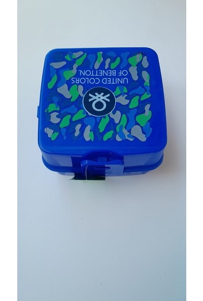 Benetton Beslenme Kabı Çift Bölmeli Mavi Benetton Beslenme Kabı Çift Bölmeli Mavi