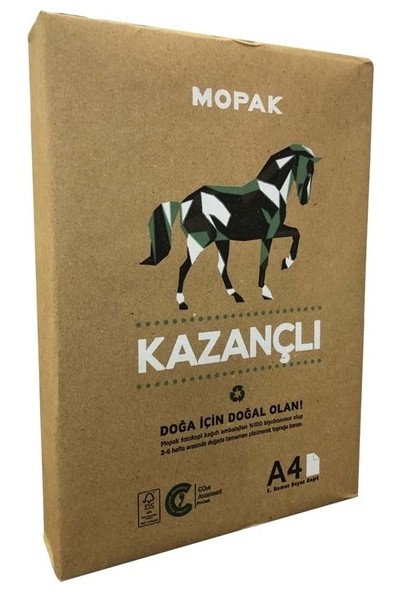 Mopak A4 Fotokopi KAĞIDI100'LÜ 80 Gram Fotokopi Kağıdı Mopak A4 Fotokopi KAĞIDI100'LÜ 80 Gram Fotokopi Kağıdı
