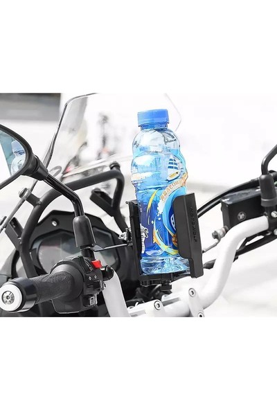 Alğan Ticaret Motosiklet Suluk Mataralık Tutucu -Ayna Bağlantılı