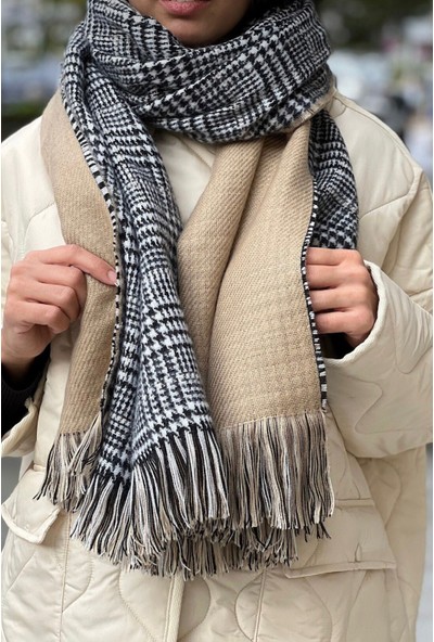 Kadın Çift Taraflı Şal LMNS1212