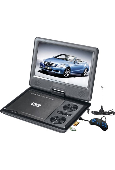 Tastech Taşınabilir DVD Oynatıcı Tv Özellikli Tastech Taşınabilir DVD Oynatıcı Tv Özellikli