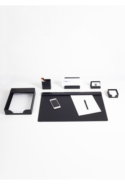 Turgut Office Loft Deri Sümen Takımı Siyah 6 Parça Yatay Coroco Detaylı Turgut Office Loft Deri Sümen Takımı Siyah 6 Parça Yatay Coroco Detaylı