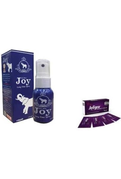 Joy Time Geciktirici Sprey 25 ml + 4 Jel Hediye