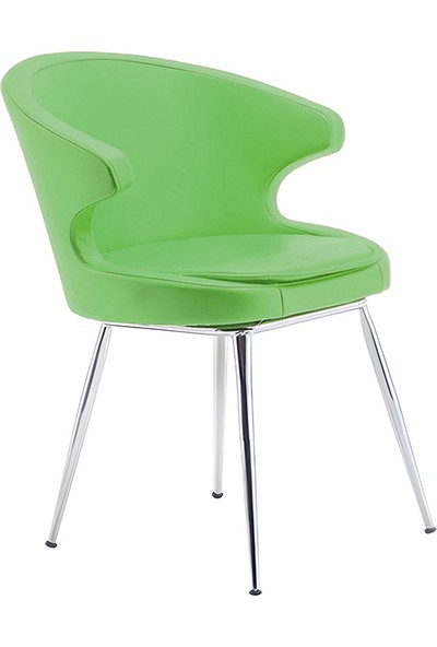 Bluetick Dali Metal Siyah Ayak Poliüretan Sünger Kaşe Kumaş Rahat Sandalye BLU1747