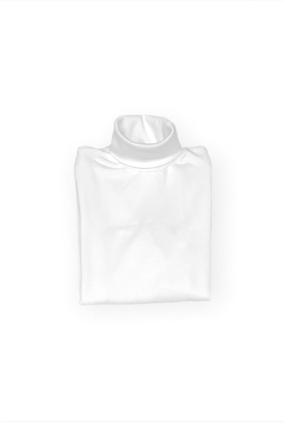 Mnk Baby Tam Balıkçı Yaka Boğazlı Penye Kız Çocuk Okul T-Shirt MNK0385