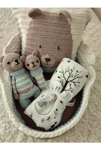 Bücürüks Design Yeni Doğan Hediye Sepeti... Amigurumi Ayıcık Konseptli Bebek Hediye Sepeti Bücürüks Design Yeni Doğan Hediye Sepeti... Amigurumi Ayıcık Konseptli Bebek Hediye Sepeti