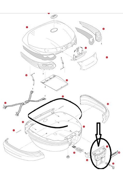Kappa ZK398NMR Çanta Kılıt Mekanızması K56