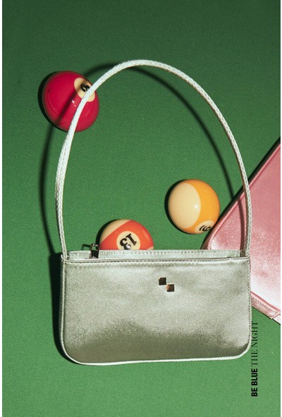 Be Blue Mınt Carrıe Saten Baget Çanta