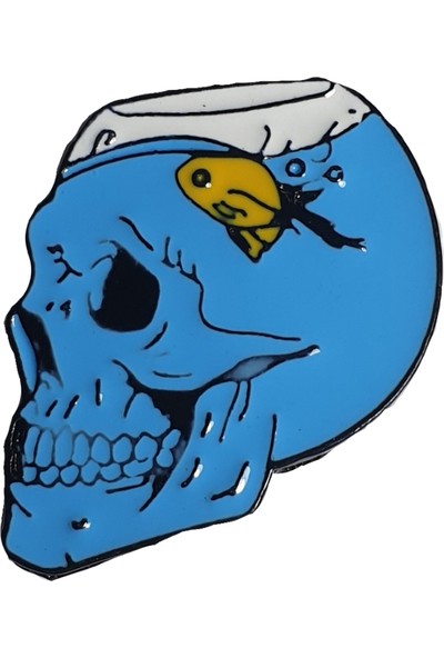 Ororabutik Kuru Kafa Akvaryumda Balık Broş-Rozet