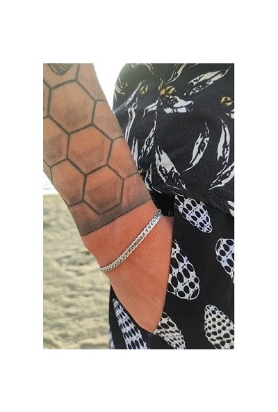 Kararmaz Çelik Unisex Bileklik