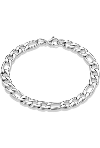 Çelik Bileklik Erkek Gümüş