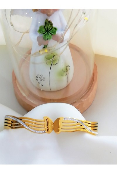 Eke Butik Kelebek Detaylı Kelepçe