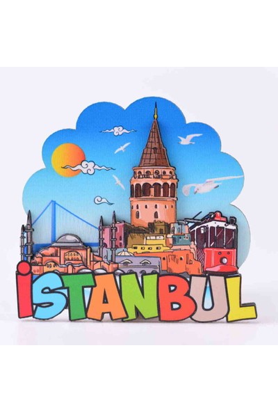 Myros Istanbul Temalı 3D Resimli Ahşap Magnet 13 Nolu Tasarım Myros Istanbul Temalı 3D Resimli Ahşap Magnet 13 Nolu Tasarım