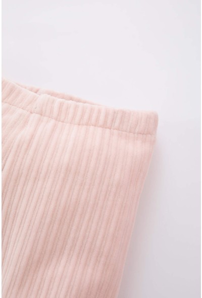 DeFacto Kız Bebek Regular Fit Kadife Tayt Z0848A222WN