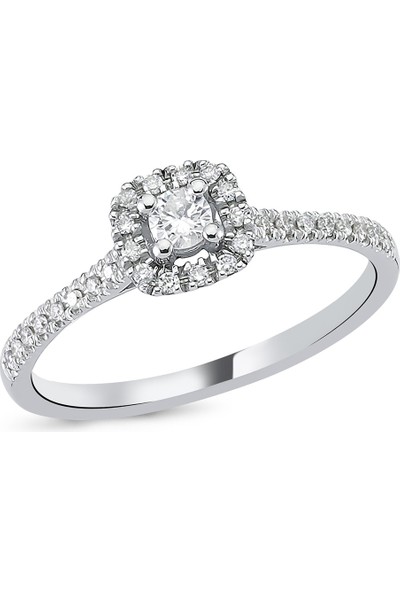 Pırlant 0.23 Karat Tektaş Pırlanta Yüzük