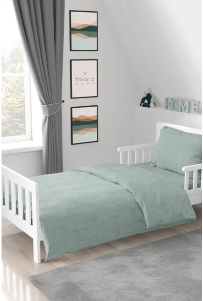 Favora Gold Ranforce Tek Kişilik Nevresim Takımı - Yeşil