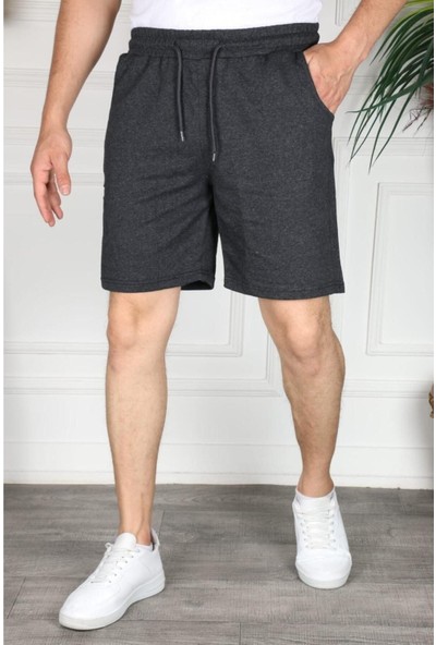 DAXİS Sportwear Company Antrasit Erkek Regular Fit Şort