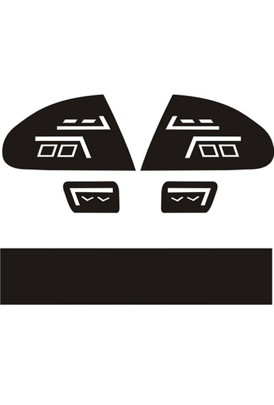 Eyba Mazda Lantis Stop Farı LED Görünümlü Folyo Kaplama - Stop Kaplama Lantis Eyba Mazda Lantis Stop Farı LED Görünümlü Folyo Kaplama - Stop Kaplama Lantis