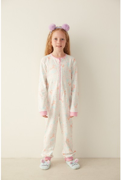 Penti Beyaz Girls Woodland Tulum