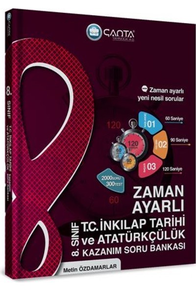 Çanta Yayınları 8.Sınıf T.C. İnkılap Tarihi ve Atatürkçülük Zaman Ayarlı Kazanım Soru Bankası 2022 Çanta Yayınları 8.Sınıf T.C. İnkılap Tarihi ve Atatürkçülük Zaman Ayarlı Kazanım Soru Bankası 2022