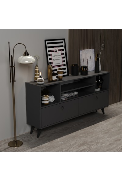 Leon Konsol Tv Sehpası 150 cm Antrasit