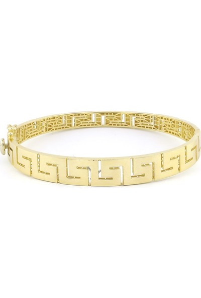 Altınkaynak 14 Ayar Kelepçeli Altın Bilezik