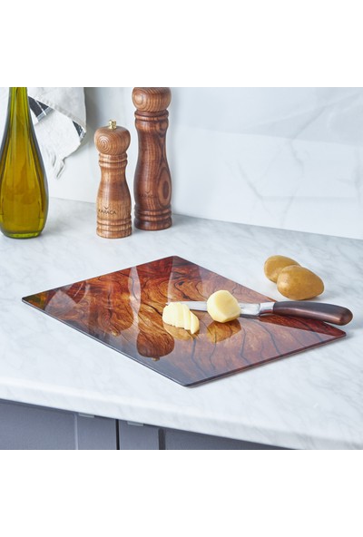 Karaca Olive Cam Kesme Tahtası