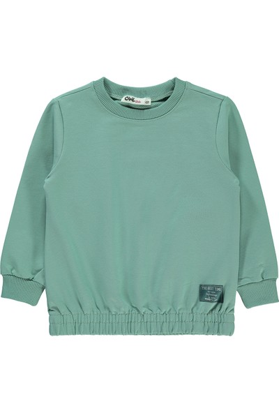 Civil Girls Kız Çocuk Sweatshirt 2-5 Yaş Yeşil
