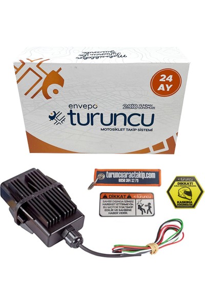 Turuncu Motosiklet Takip Sistemi 24 Aylık + Motor Blokaj Kiti Turuncu Motosiklet Takip Sistemi 24 Aylık + Motor Blokaj Kiti