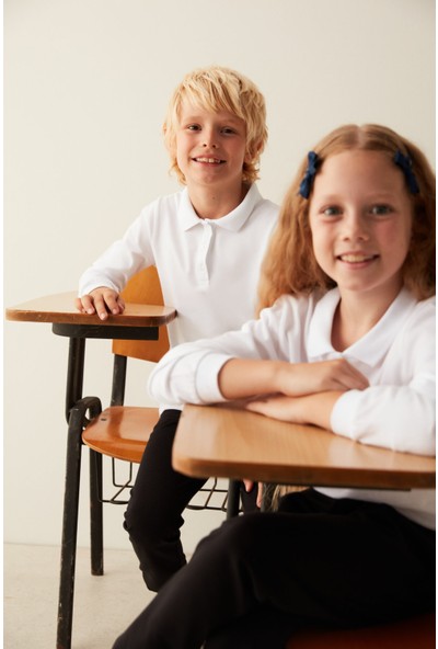 Penti Optik Beyaz Polo Neck Organic T-Shirt