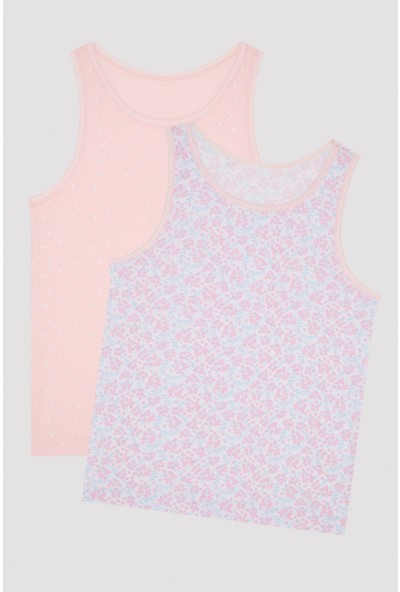 Penti Çok Renkli Girls Floral 2li Atlet