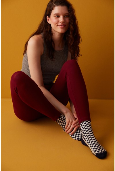 Penti Bordo Burgundy Tayt Penti Bordo Burgundy Tayt