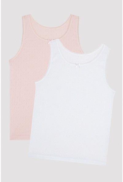 Penti Çok Renkli Kız Çocuk G.pwl Pointel 2li Atlet Penti Çok Renkli Kız Çocuk G.pwl Pointel 2li Atlet