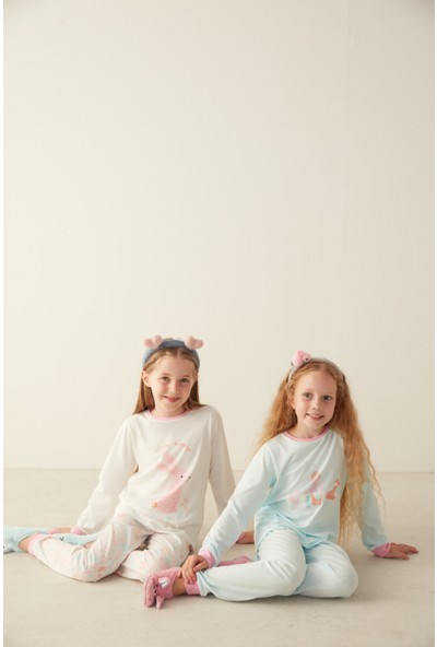 Penti Çok Renkli Girls Picnic 2li Pijama Takımı