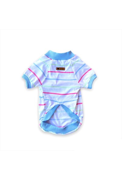 Luli Pet Çizgili Kedi Köpek T-Shirt Luli Pet Çizgili Kedi Köpek T-Shirt