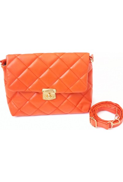 Midy Kadın Kapitone Desenli Omuz Çantası