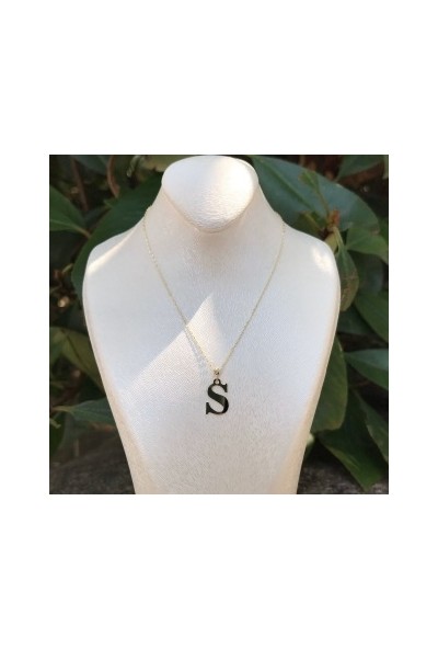 DİLEKKUYUMCULUK S Harf Altın Kolye