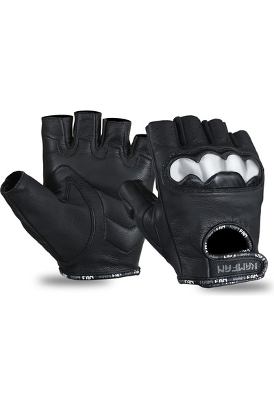 Kamfan Hfg-05 Yarım Parmak Motosiklet Eldivenleri