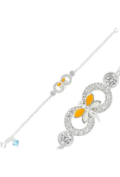Gumush Selenavm & Gümüş Sarı Kelebek Sonsuzluk Çocuk Bileklik & Mineli Çocuk Bileklikleri & Çocuk Bileklikleri & 925 Ayar Gümüş Gumush Selenavm & Gümüş Sarı Kelebek Sonsuzluk Çocuk Bileklik & Mineli Çocuk Bileklikleri & Çocuk Bileklikleri & 925 Ayar Gümüş
