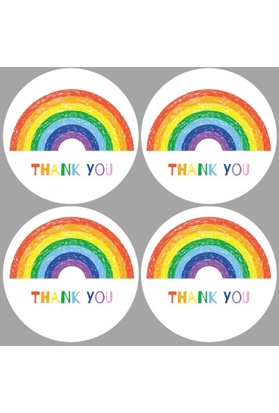 Tellgraf Reklam Hizmetleri Thank You Sticker 4 x 4 cm 24 Adet Tellgraf Reklam Hizmetleri Thank You Sticker 4 x 4 cm 24 Adet