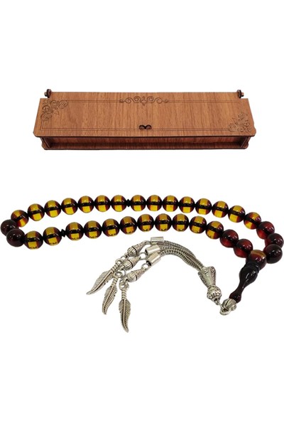 Lilibeaty Kutulu Tesbih Toz Kehribar