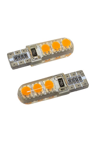 Strongart T10 Ampul Hp LED Silikon Kaplı Turuncu 12V / LAAM537 Strongart T10 Ampul Hp LED Silikon Kaplı Turuncu 12V / LAAM537
