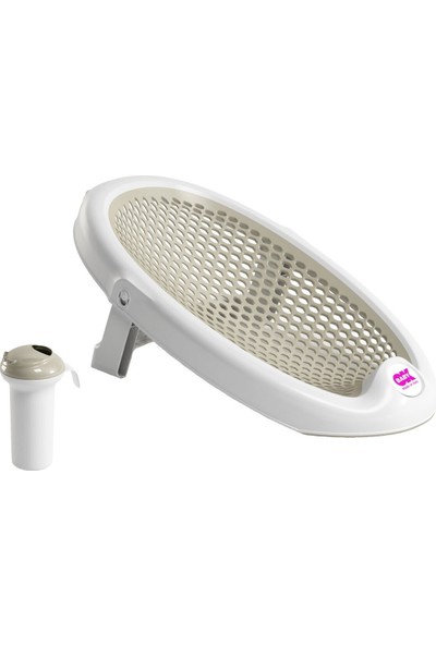 Okbaby Jelly Küvet Aparatı & Splash Bebek Duşu / Gri