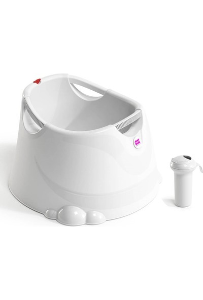 Okbaby Opla Küvet & Splash Bebek Duşu / Beyaz