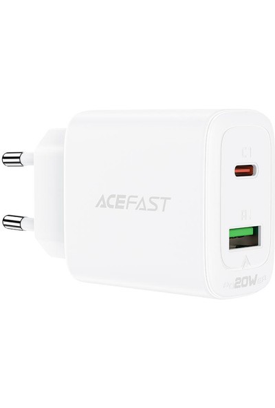 Acefast A25 20W Pd USB Çift Çıkışlı Qc 3.0 Hızlı Şarj Cihazı