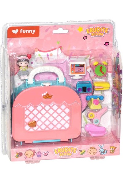 Can-Em Oyuncak Sevimli Minik Çantalı Oyuncak Ev Setim Can-Em Oyuncak Sevimli Minik Çantalı Oyuncak Ev Setim