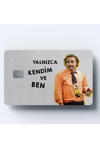 Attach Yalnızca Kendim ve Ben Kart Kaplama Sticker Attach Yalnızca Kendim ve Ben Kart Kaplama Sticker